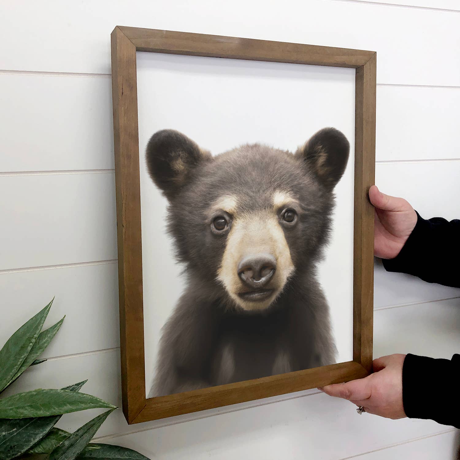 Baby Bear Wood Sign Cute Animal Nursery Wall Art