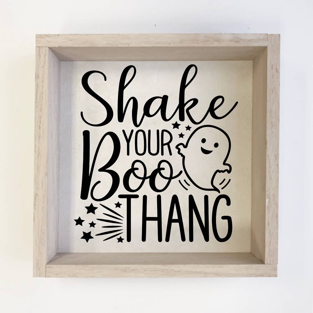Cute Halloween Art- Shake Your Boo Thing- Ghost Halloween